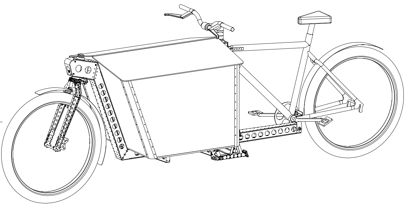 Caractéristiques techniques du vélo cargo classique – Les Vélos d'Arthur